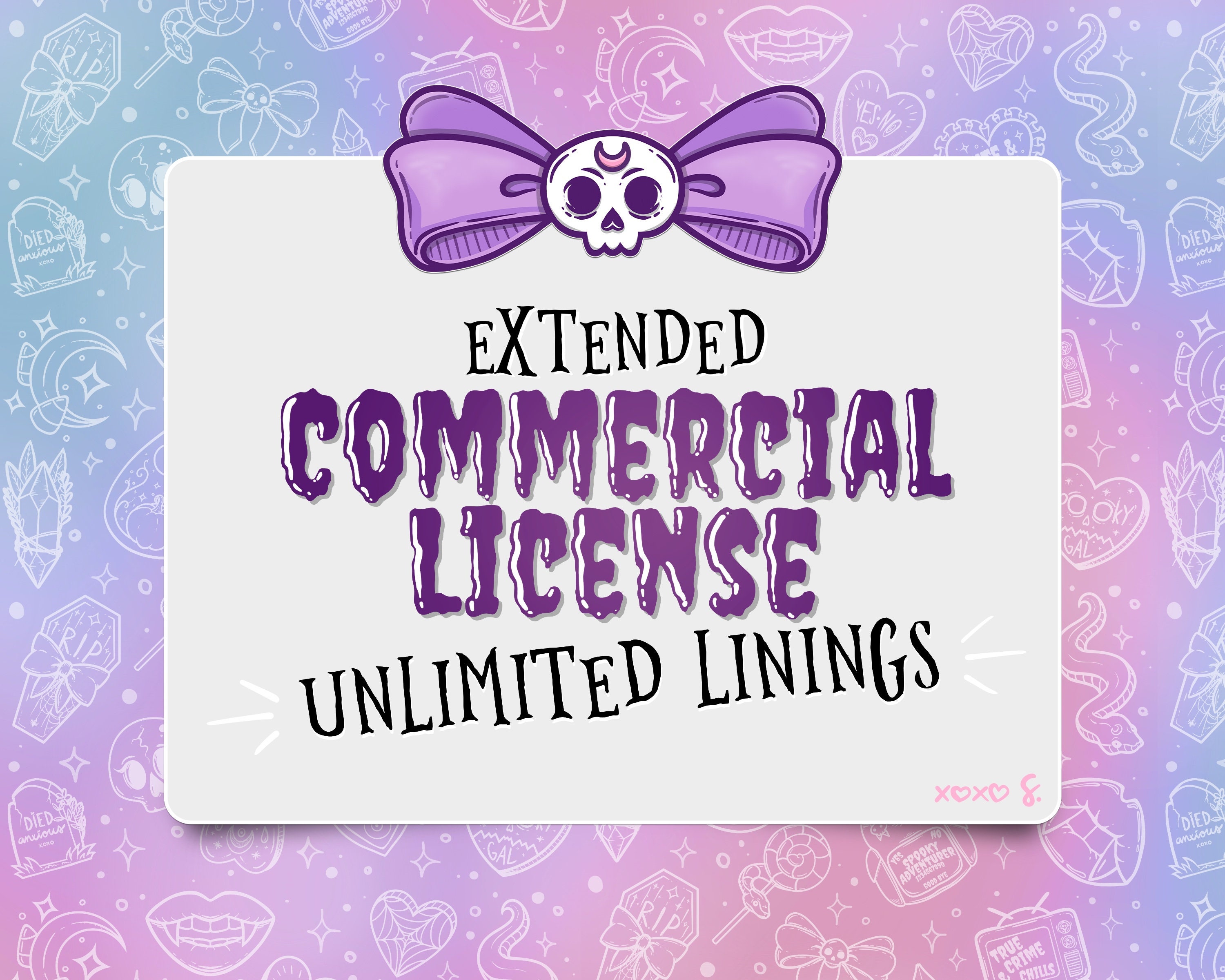 UNLIMITED Extended Commercial License for Sonch's Curiosities - Etsy UK