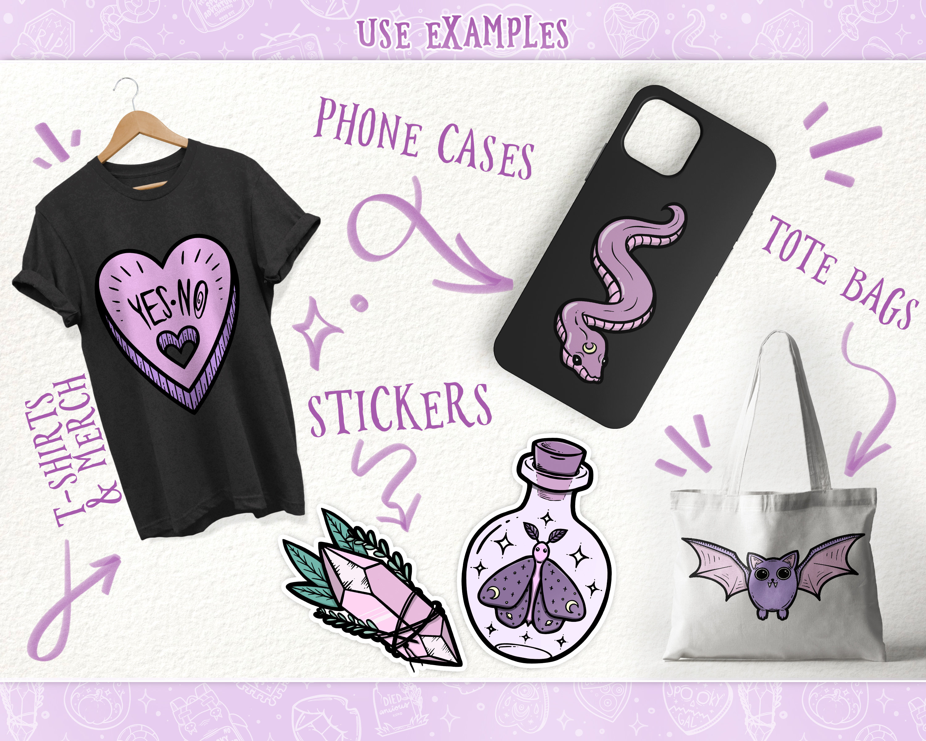 Pastel Magic Clipart Set Printable Digital Download PNG for - Etsy