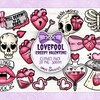 Cute Goth Girl Clipart Vector Graphic Svg Png Jpg Eps Pastel Gothic ...