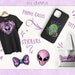 Aliens / UFO Pastel Goth Clipart / Horror / Gothic Elements - Etsy