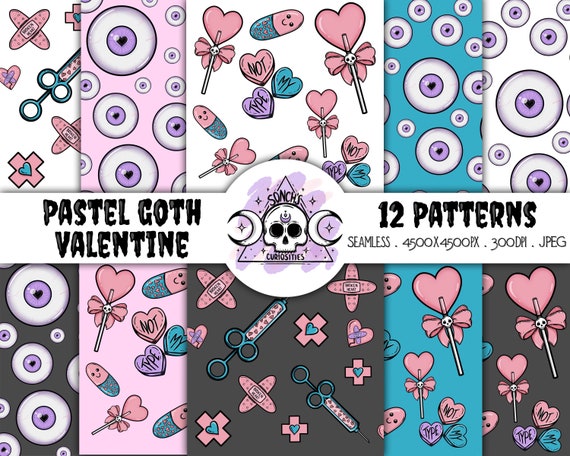 Pastel Goth Pattern
