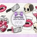 Lovefool - Creepy Valentine Clipart Set , Printable Digital Download ...