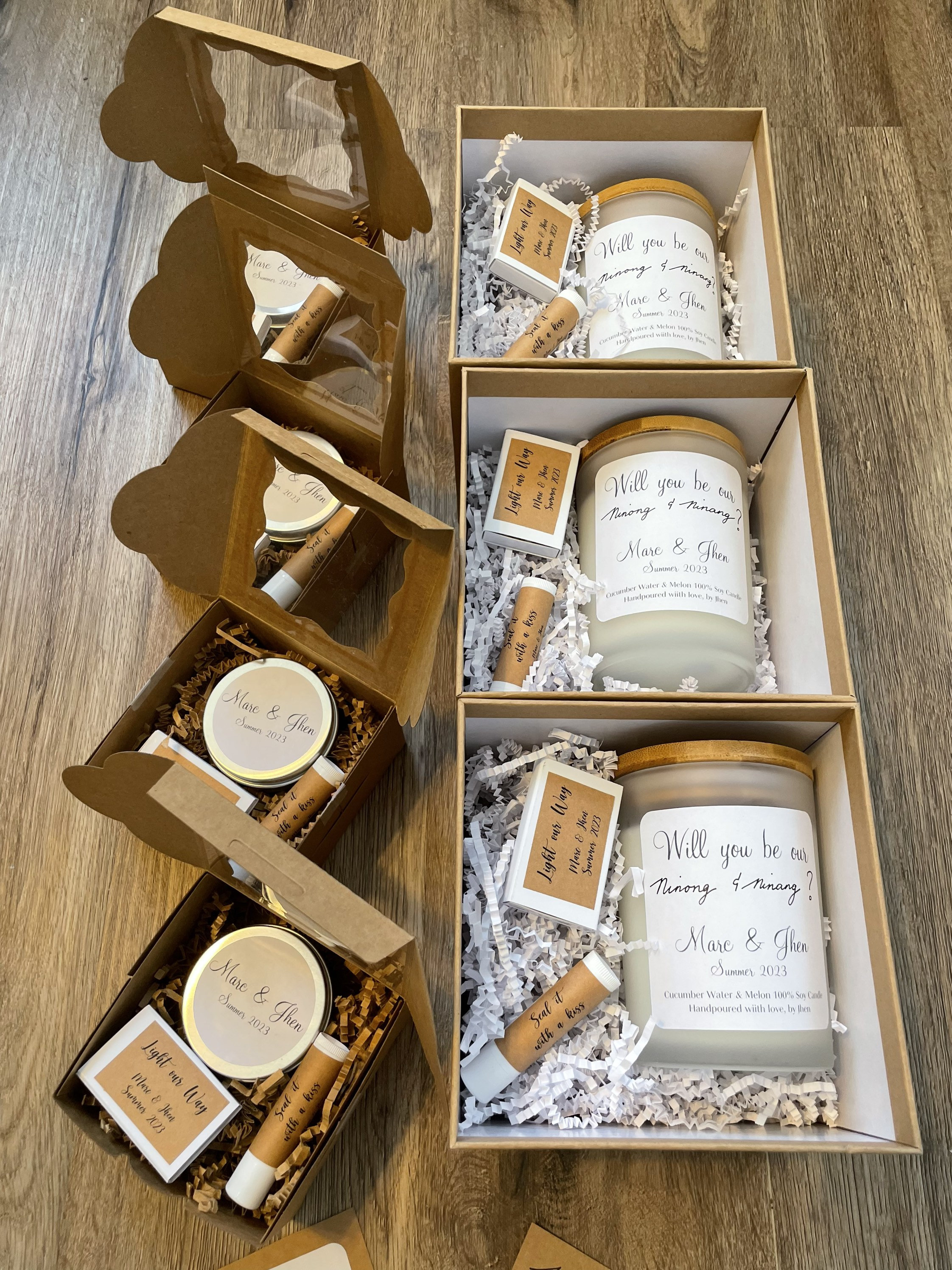 Ninang/ninong Personalized Proposal Gift. 10oz Soy Candle godmother ...