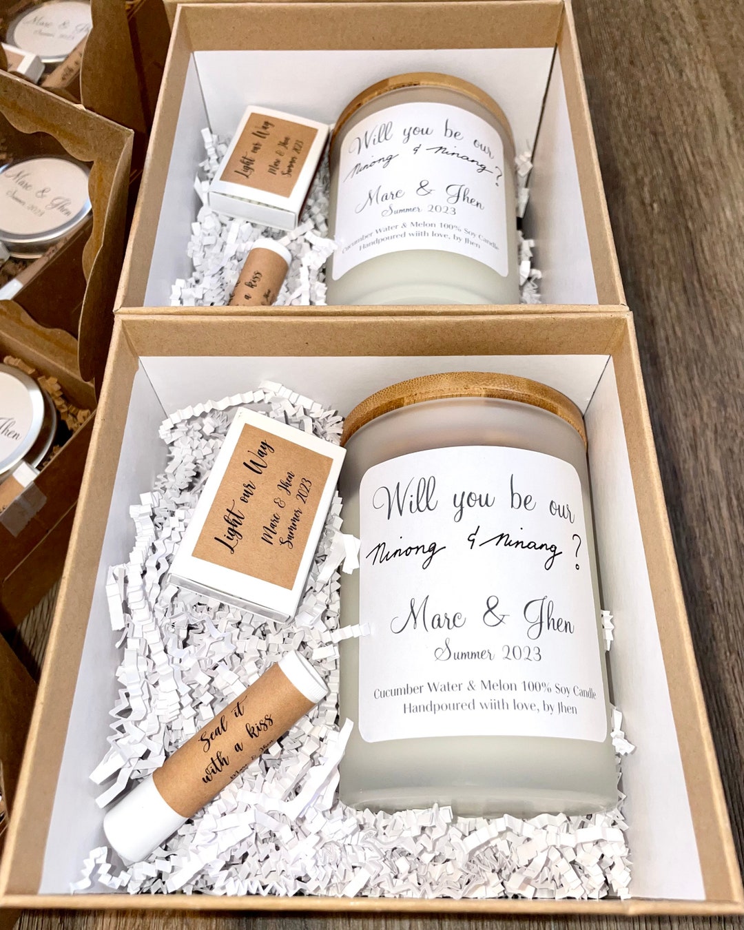 Ninang/ninong Personalized Proposal Gift. 10oz Soy Candle - Etsy New ...