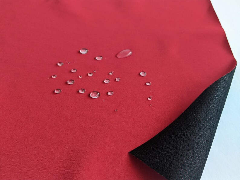 Waterproof softshell fabric wind resistant fabric by the yard | Etsy