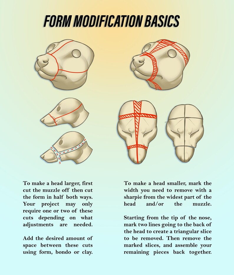 Pine Marten Change-out Head Form for Softmounts or Traditional ...