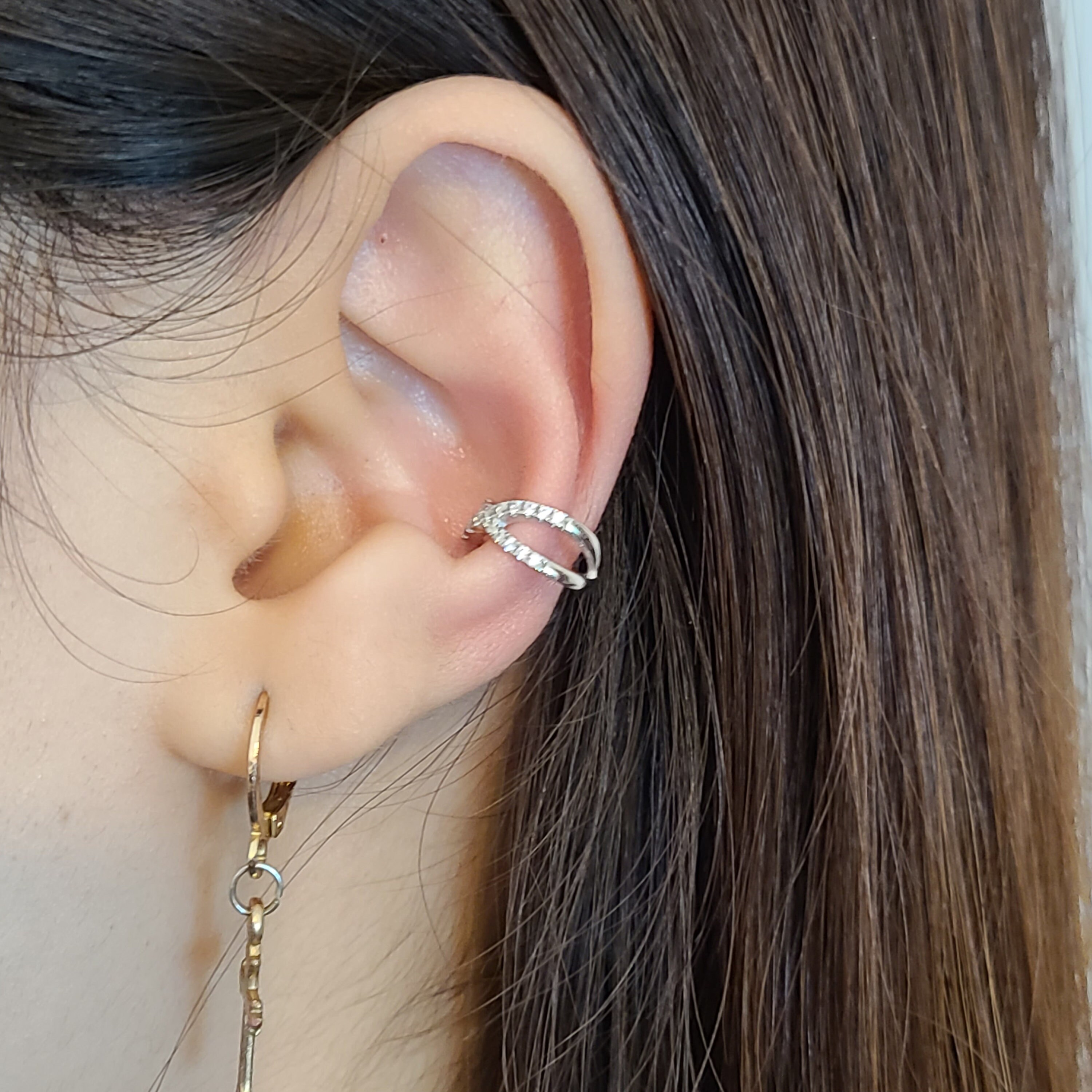 925 Sterling Silver Simple Ear Cuff .925 Sterling Silver | Etsy