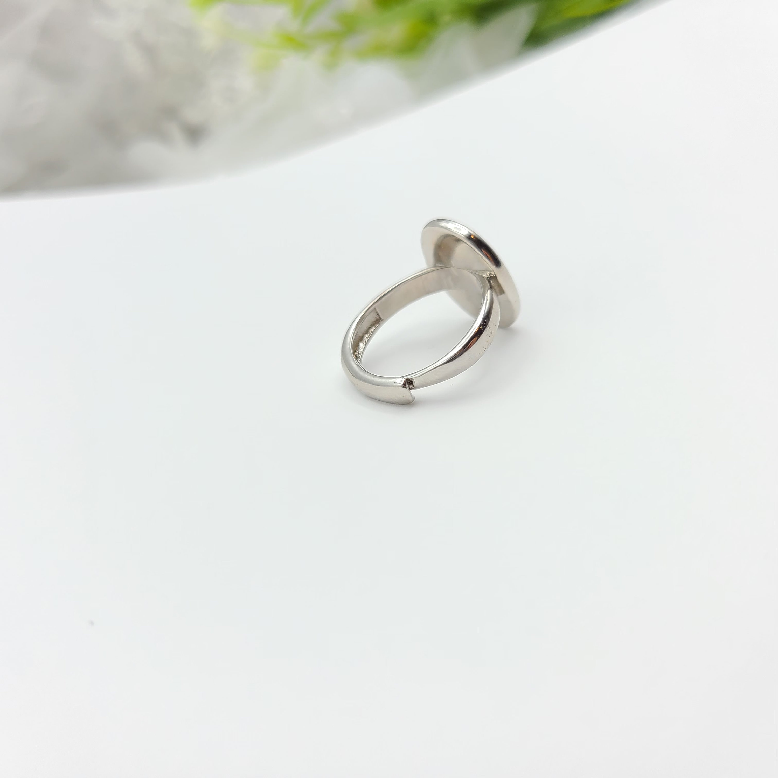 925 Sterling Silver Opening Ring. Black Opening Ring. 925 | Etsy