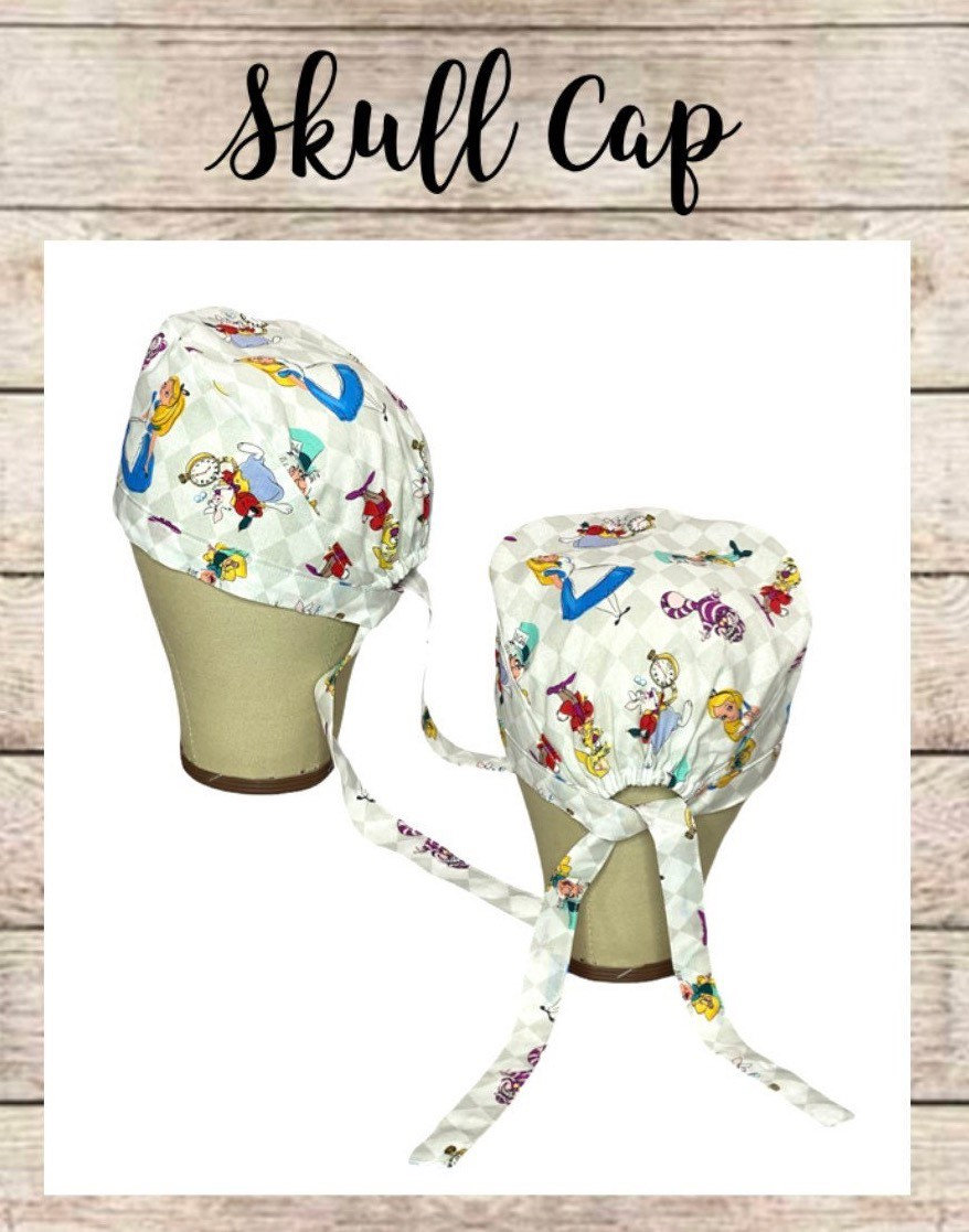Scrub Caps CRNA Disney Alice in Wonderland Surgical Cap - Etsy