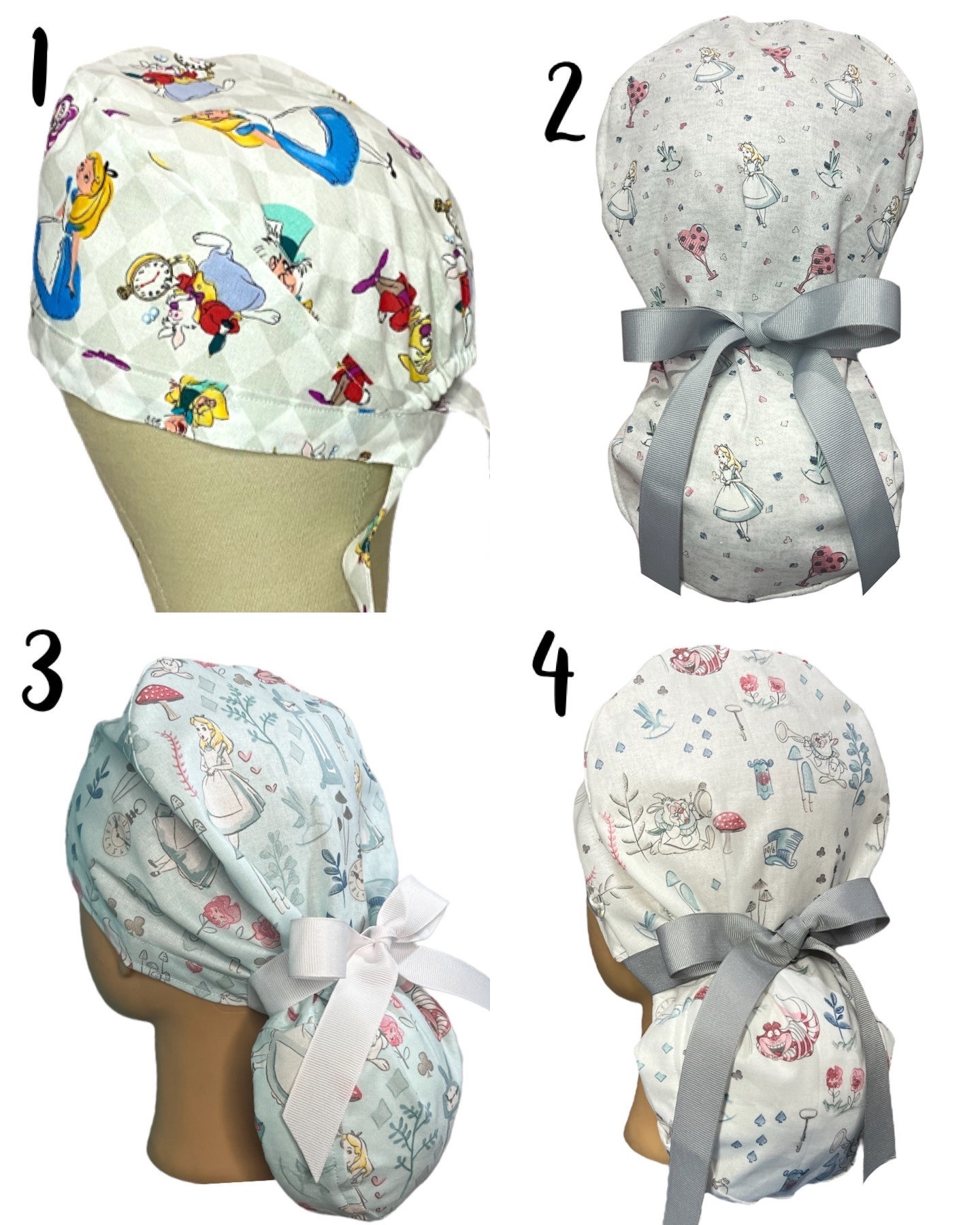 Scrub Caps CRNA Disney Alice in Wonderland Surgical Cap Cheester Cat ...