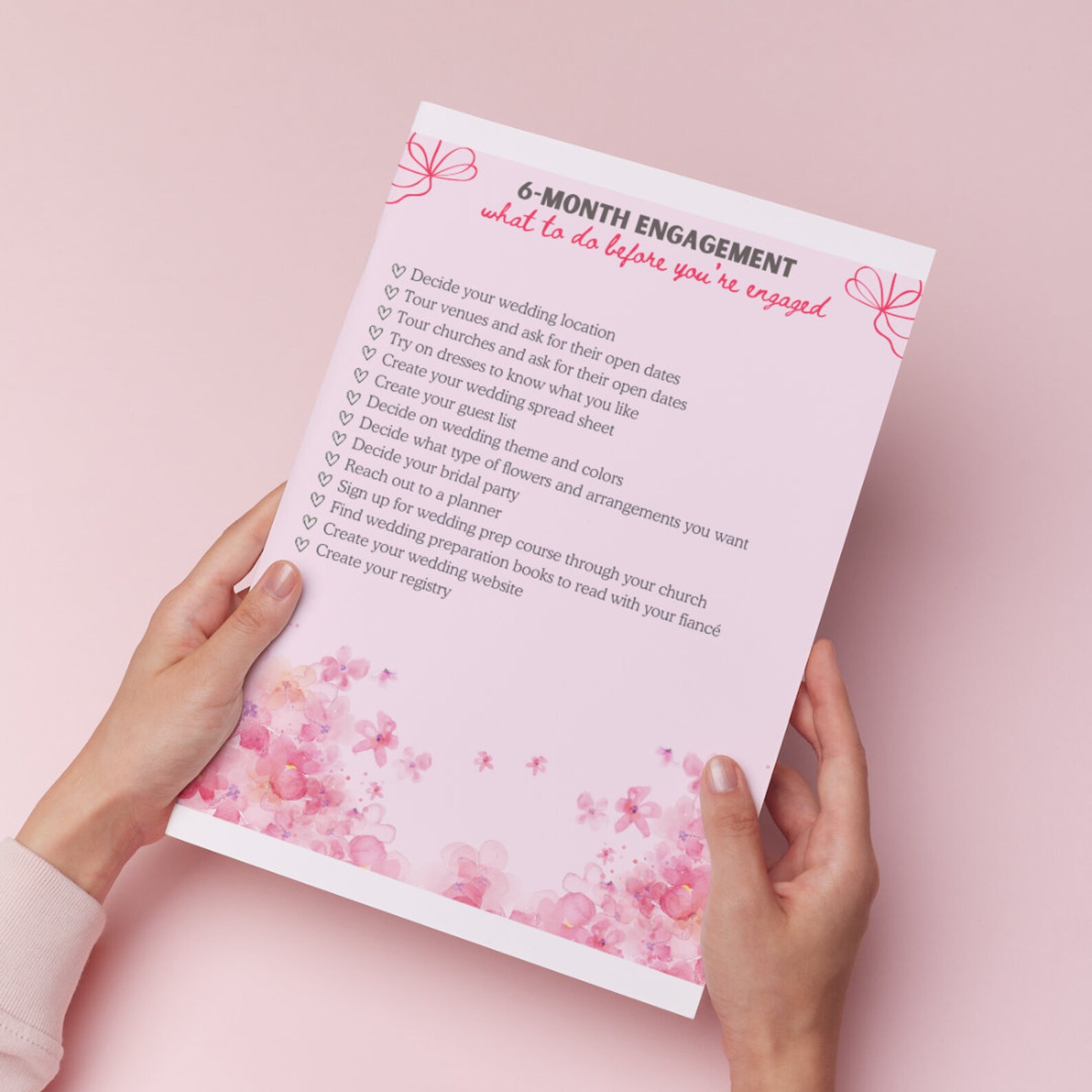 Before Engagement Checklist, What to Do Before You're Engaged, Quick ...