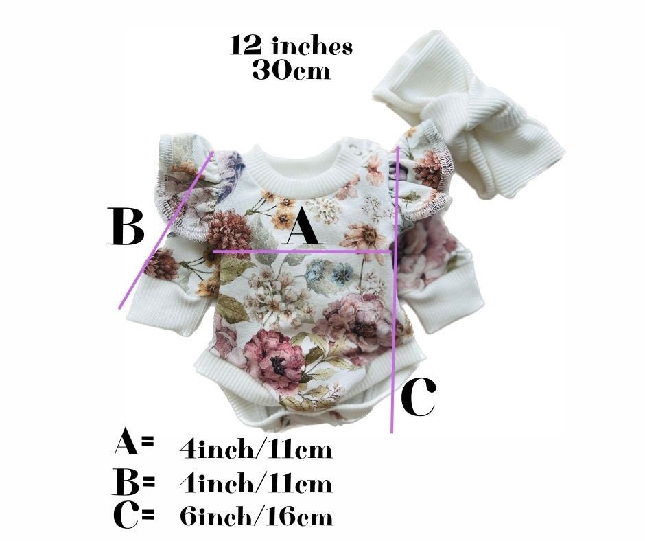 Reborn 12 Inches Doll Clothes, Preemie 12 Inch Clothes, Micro Doll ...