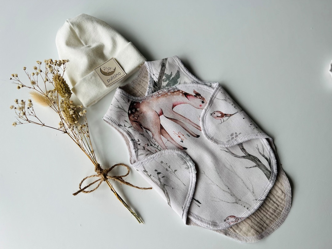 NICU Premature Muslin Wrap Set, Micro Preemie Clothes, Nicu Incubator ...