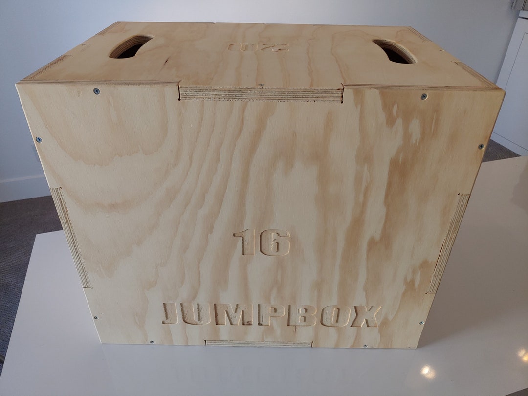 Plyometric Box Measuring 16” X 20” X 24”, Three Levels of Difficulty - Etsy