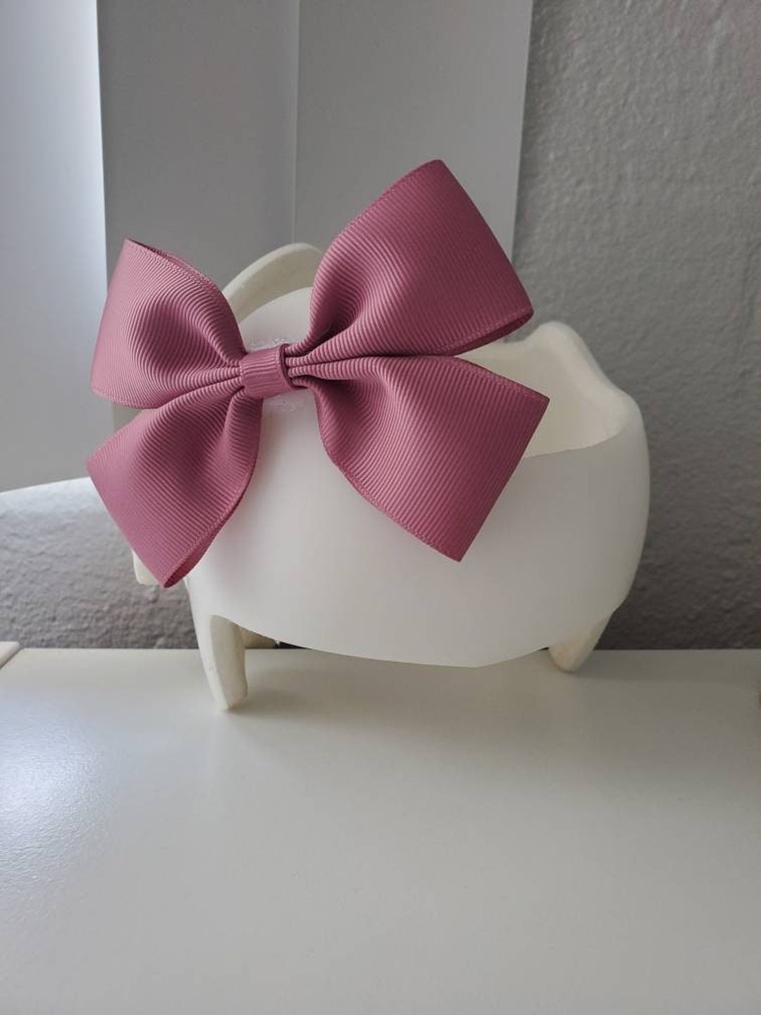 MAUVE Cranial Helmet Bow DOC Band Bow Starband Bow - Etsy