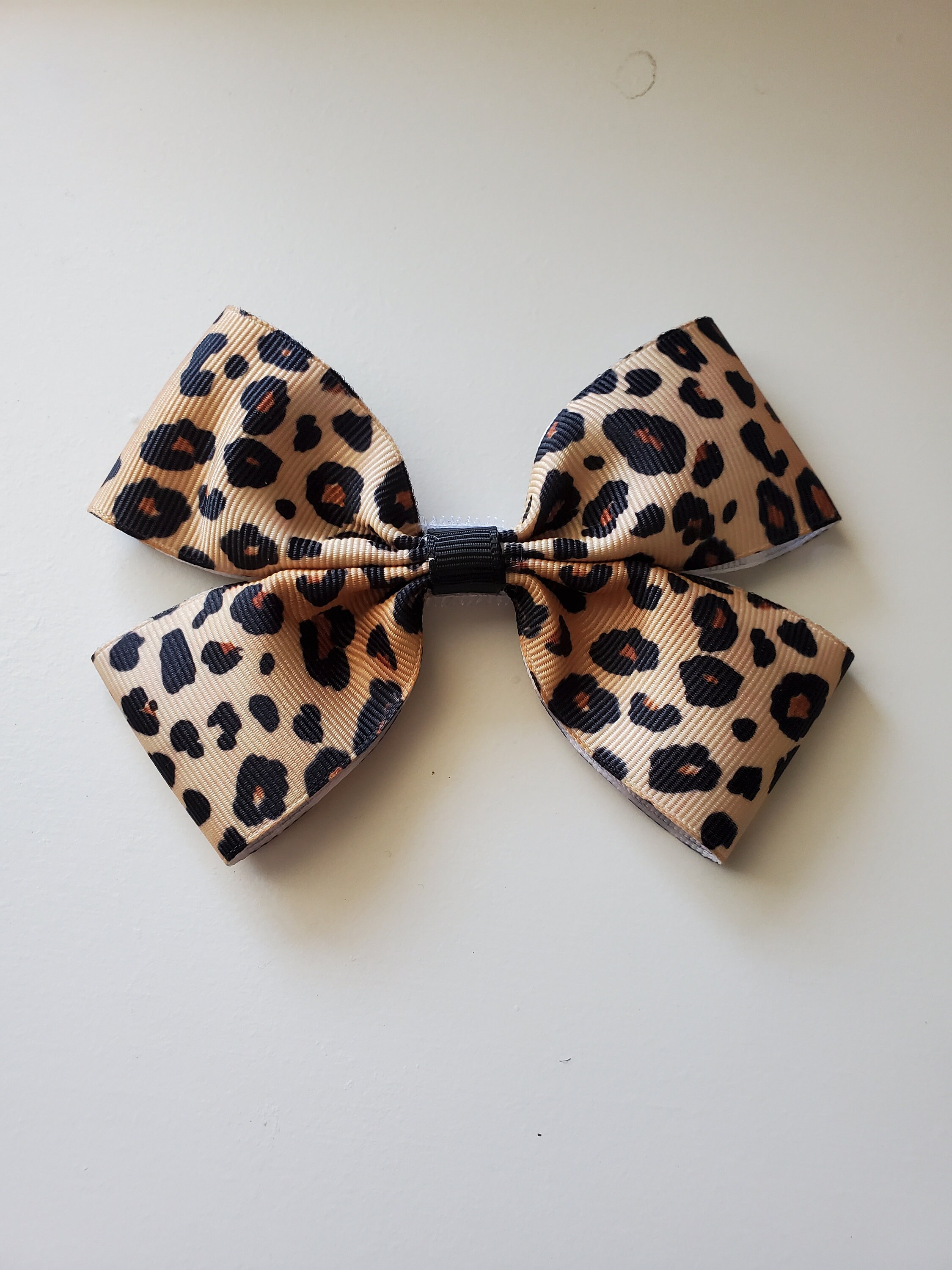 LEOPARD Cranial Helmet Bow DOC Band Bow Starband Bow - Etsy