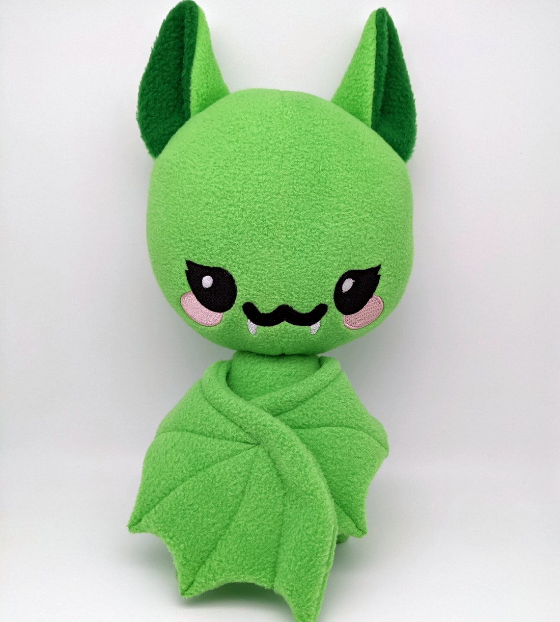 Bat Plushie Lime Green Plague Bat Plush Zombie Bat Stuffie - Etsy