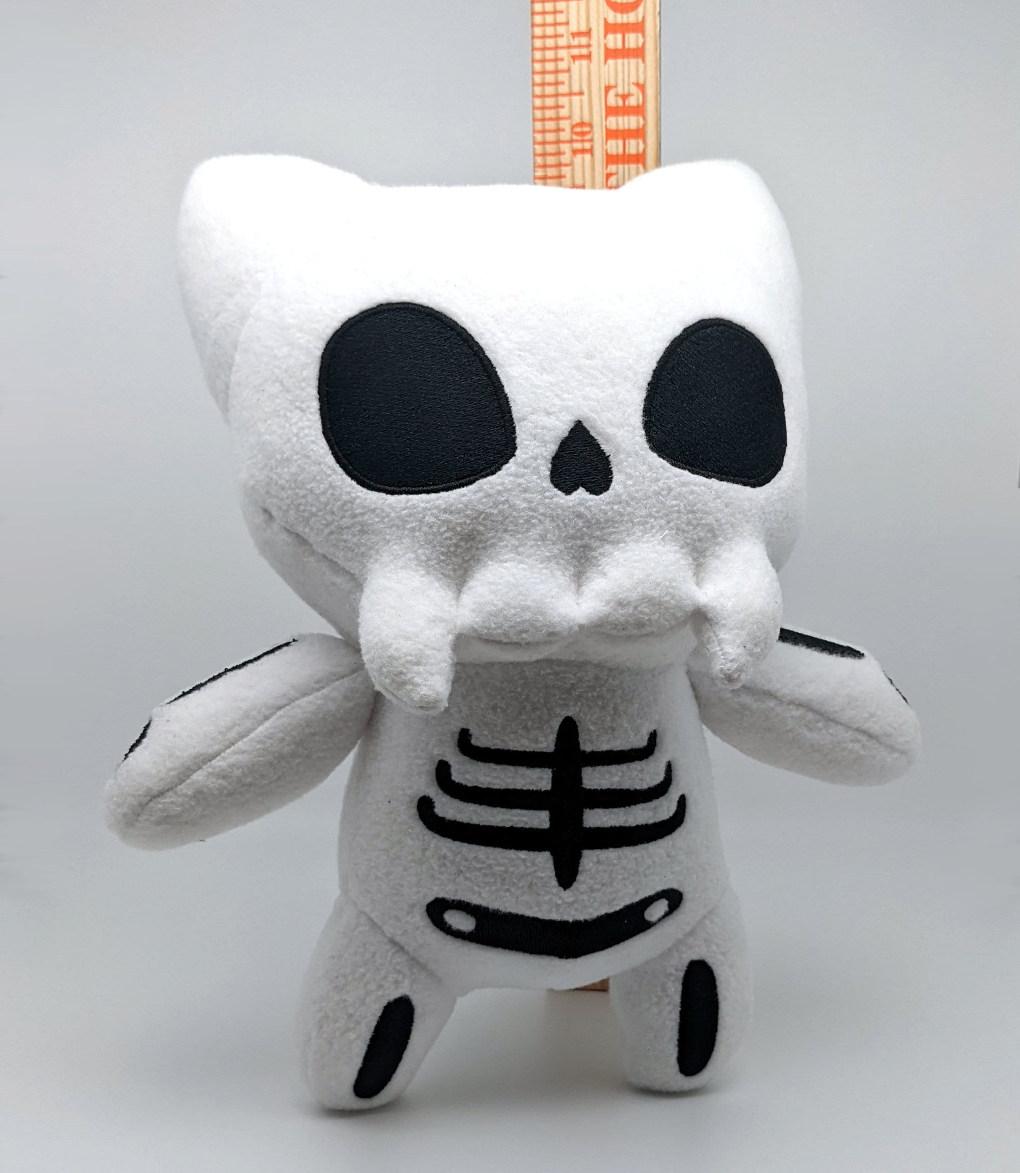 Skelly Kitty Plushie Skeleton Cat Stuffie - Etsy