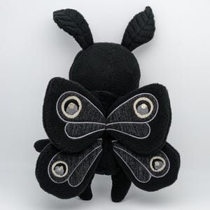 Mothman Plushie Cryptid Stuffie Black Moth Plush - Etsy