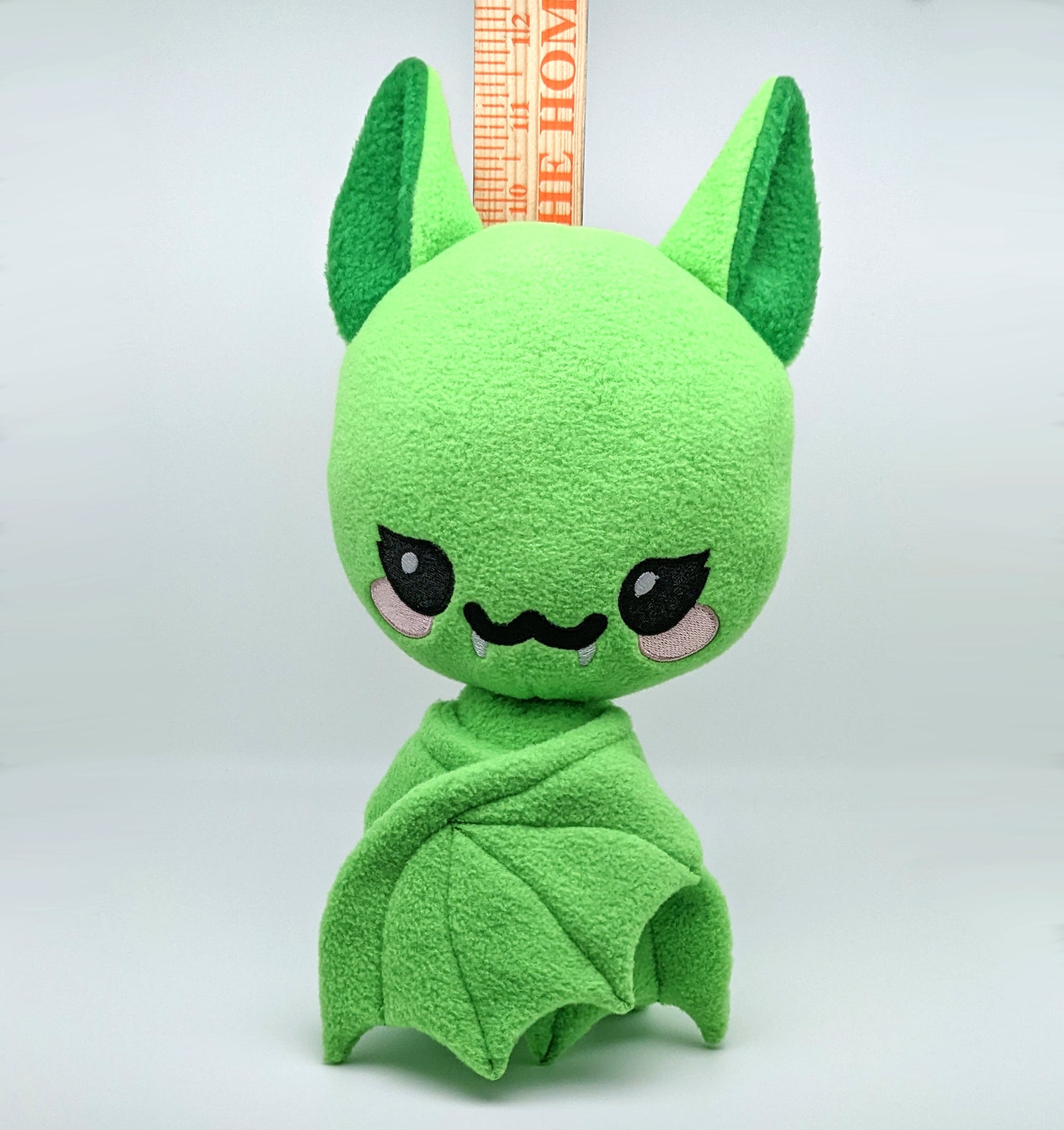 Bat Plushie Lime Green Plague Bat Plush Zombie Bat Stuffie - Etsy