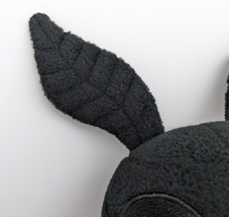 Mothman Plushie Cryptid Stuffie Black Moth Plush Glow in the - Etsy
