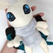 Lunar Moth Plushie Celestial Insect Stuffie Stars and Moons Glow in the ...