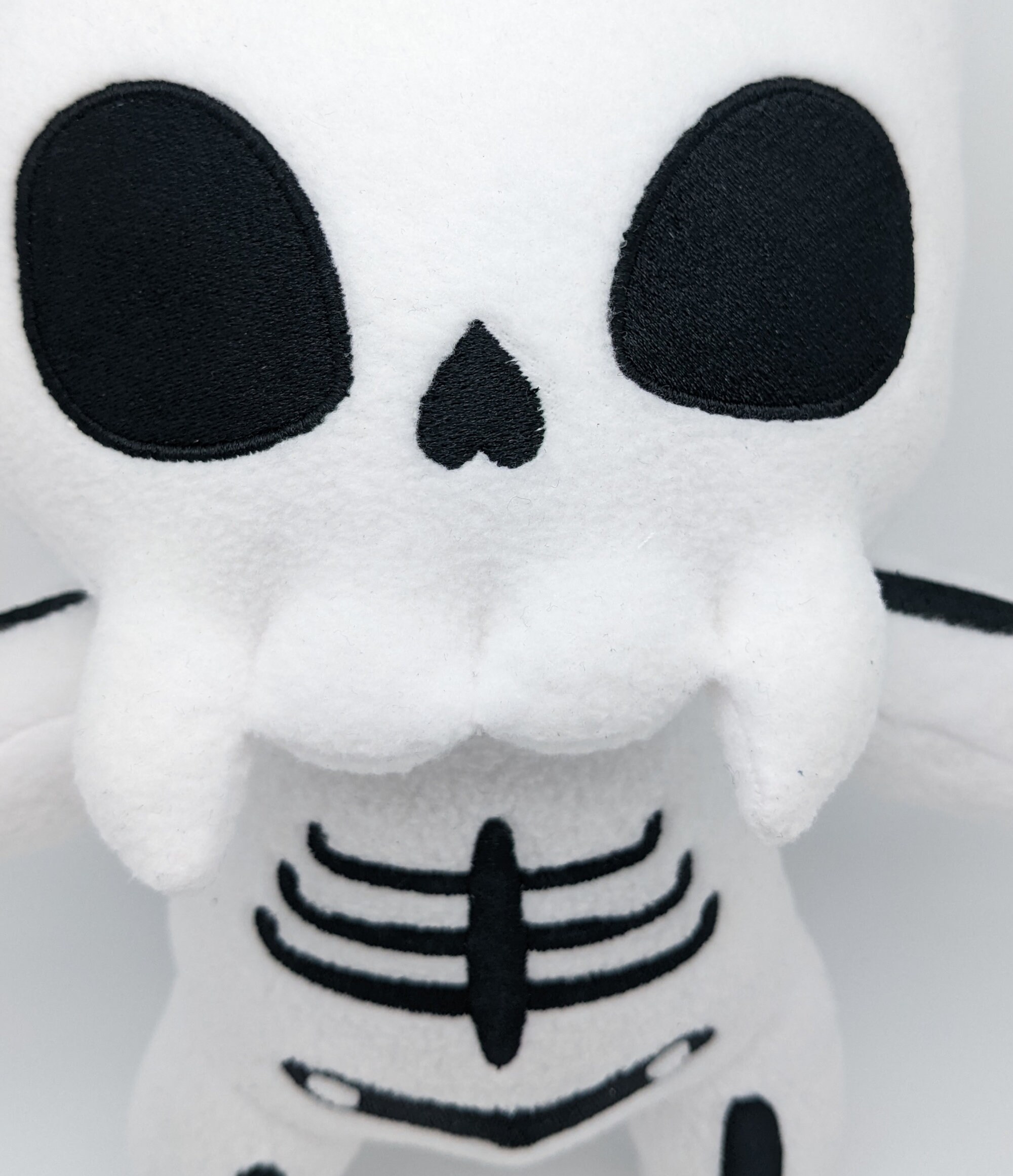 Skelly Kitty Plushie Skeleton Cat Stuffie - Etsy
