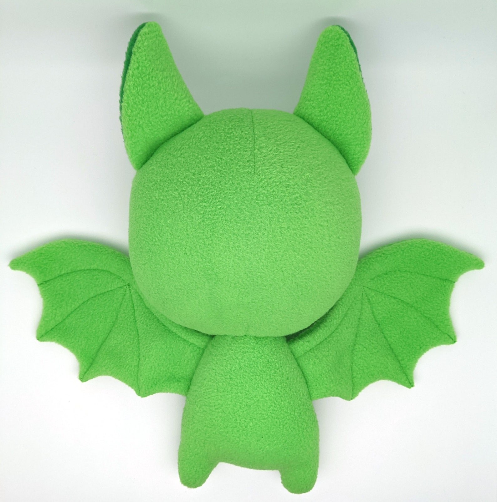 Bat Plushie Lime Green Plague Bat Plush Zombie Bat Stuffie - Etsy