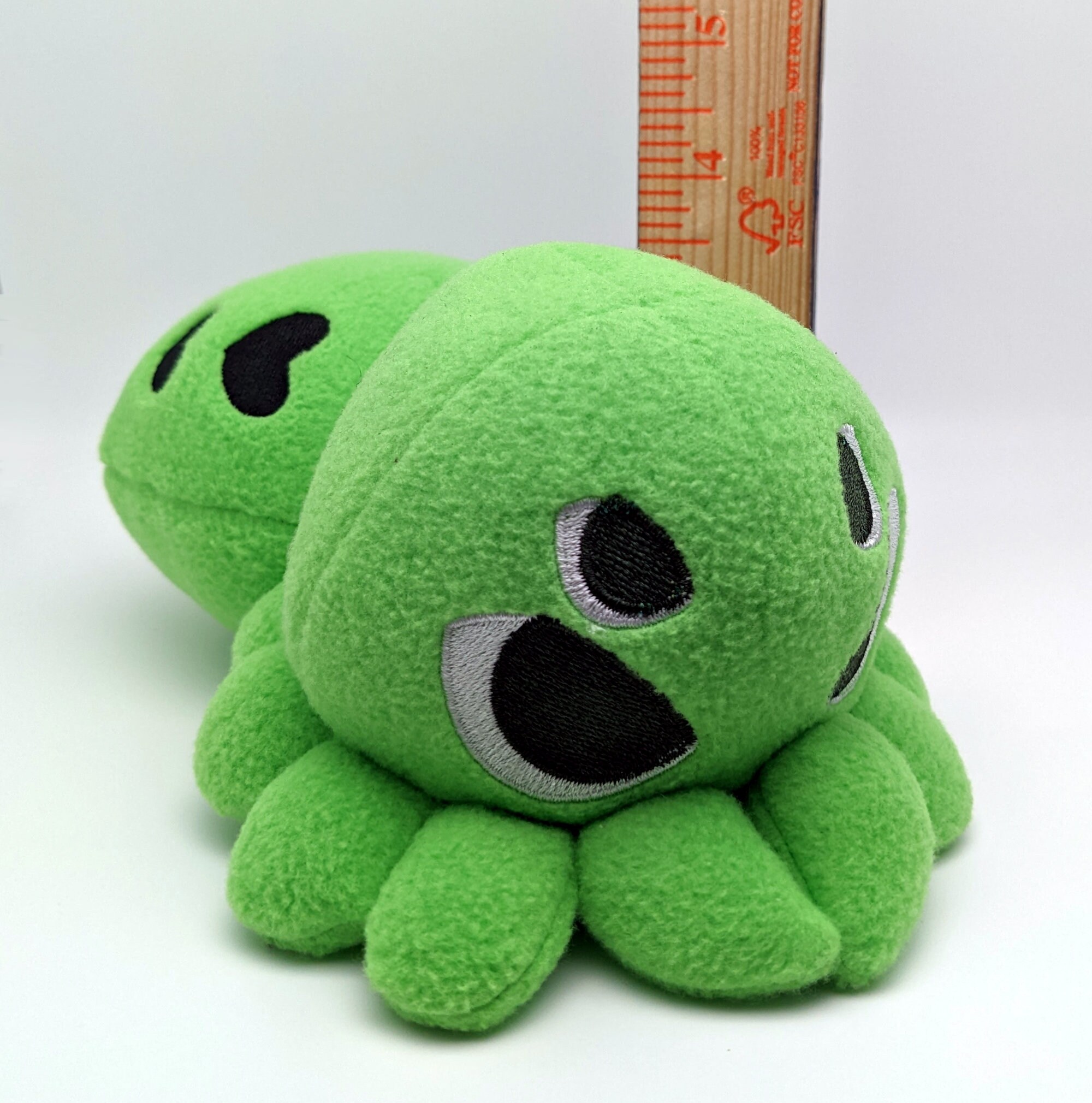 Spider Plushie Lime Green Hearts Skull Plush Stuffie - Etsy