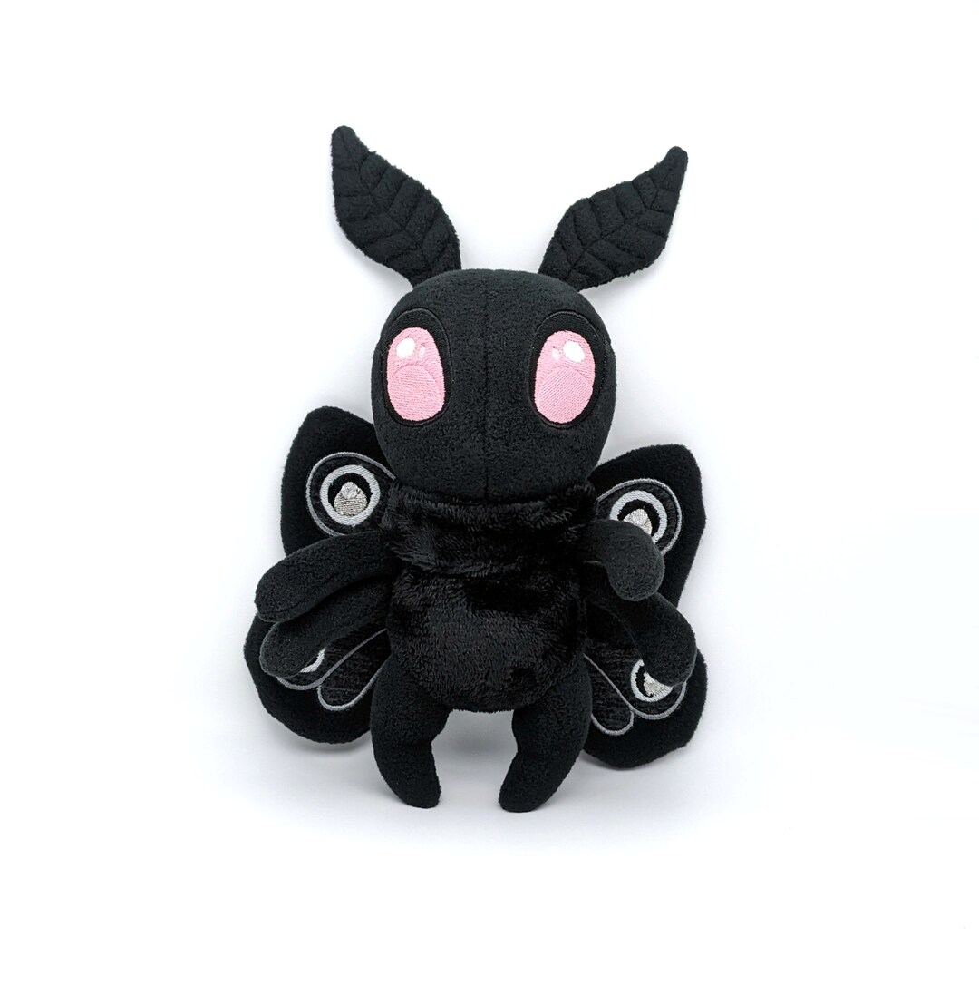 Mothman Plushie Cryptid Stuffie Black Moth Plush Glow in the - Etsy