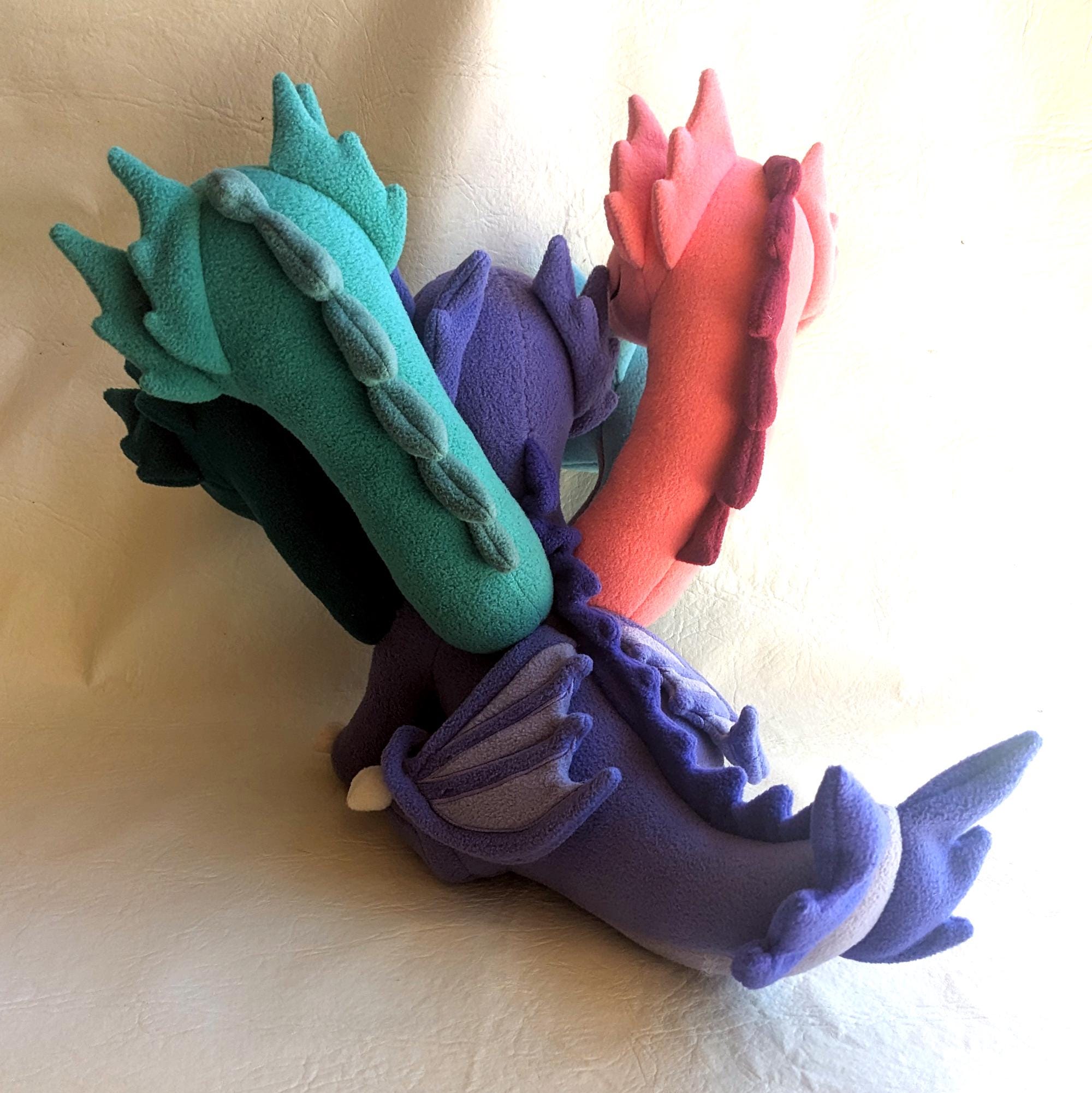 Hydra Plushie Mythological Dragon Sea Creature Stuffie - Etsy