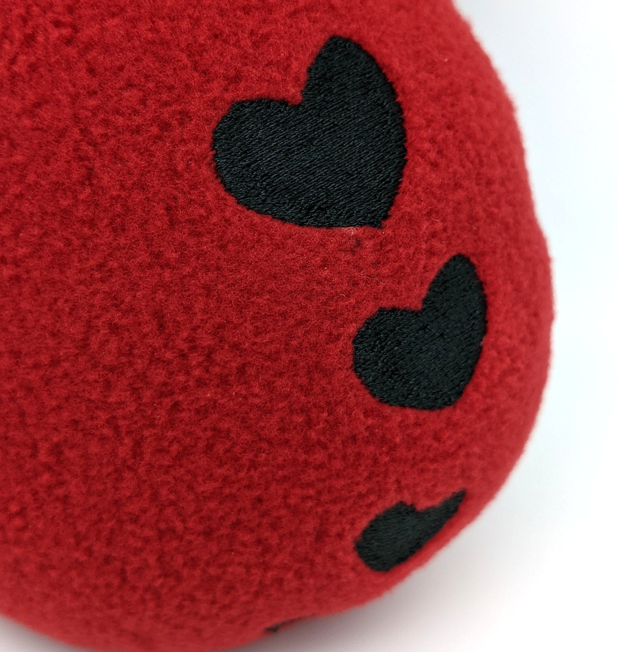 Spider Plushie Red Widow Hearts Hourglass Plush Fleece Stuffie - Etsy