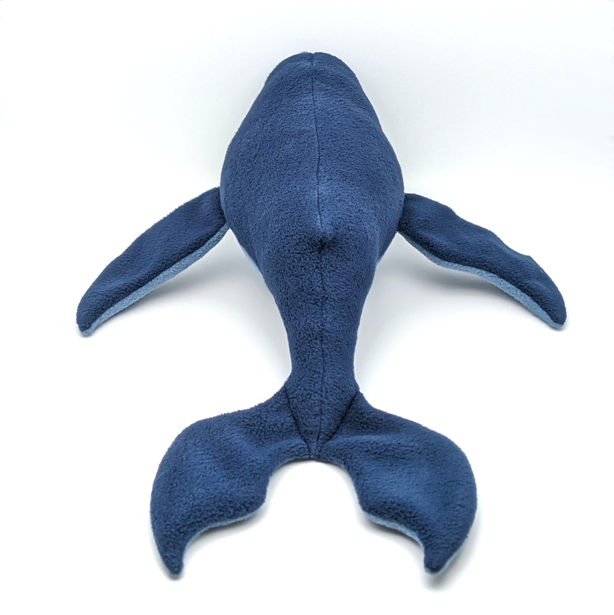 Humpback Whale Plushie Blue Whale Stuffie Plush Fleece Stuffed - Etsy