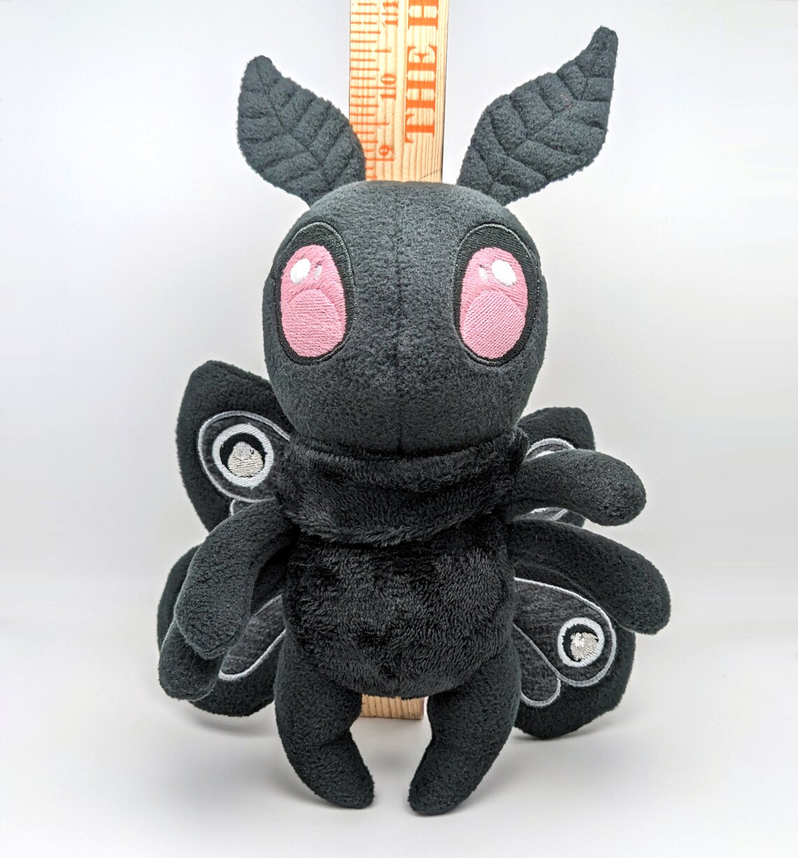 Mothman Plushie Cryptid Stuffie Black Moth Plush Glow in the - Etsy