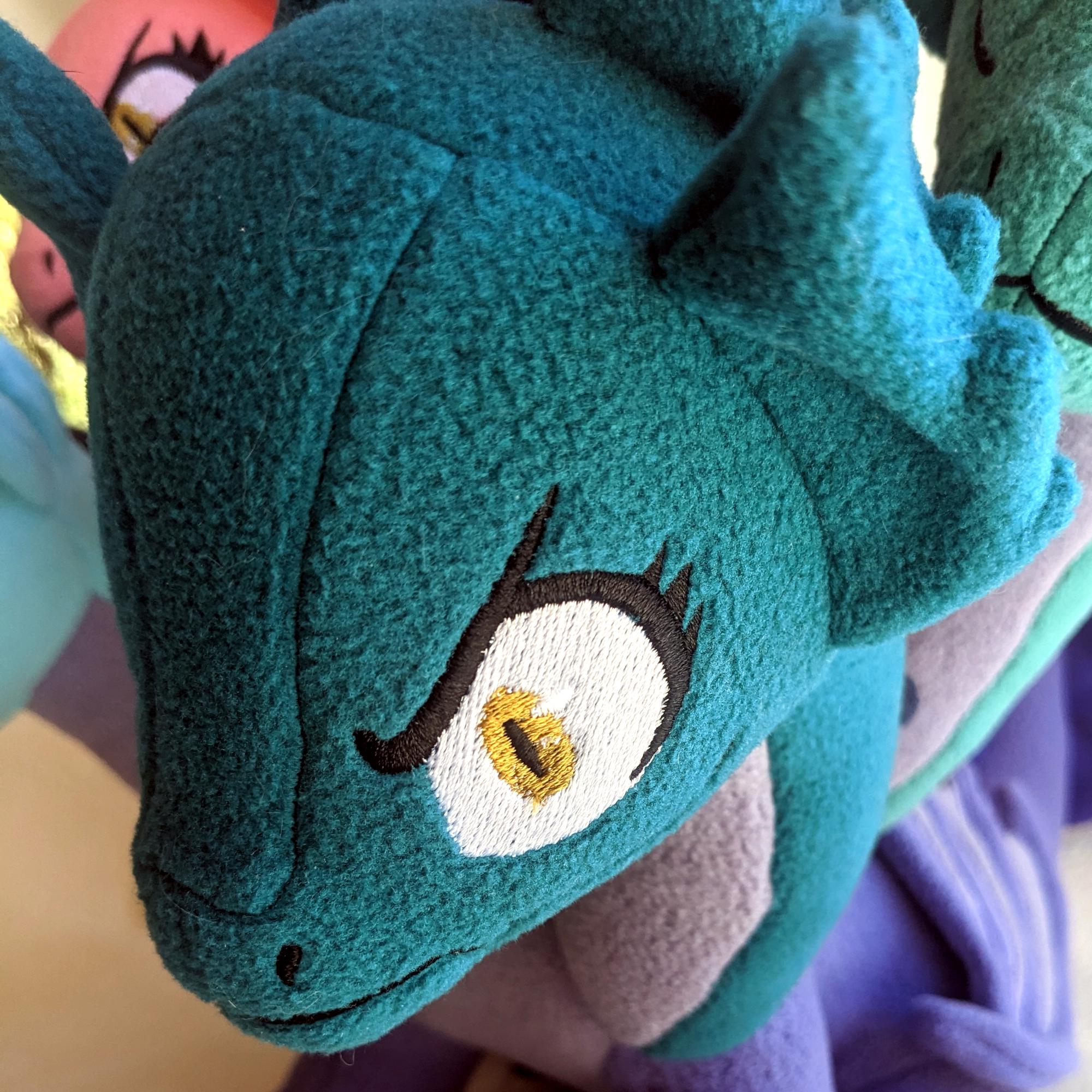 Hydra Plushie Mythological Dragon Sea Creature Stuffie - Etsy