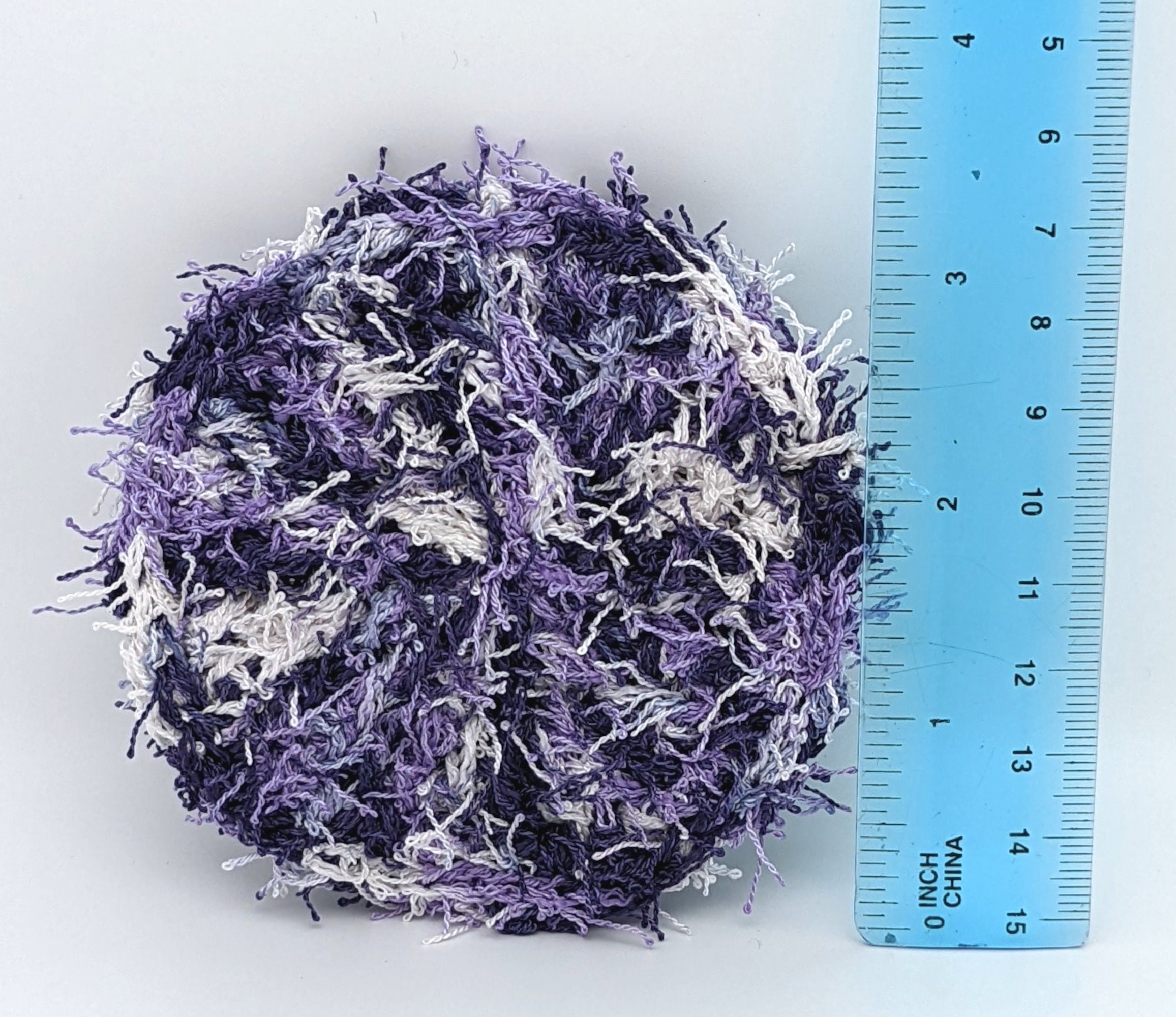 Dish Scrubby Reusable Crochet Scrubbies Thick and Druable Purple and ...