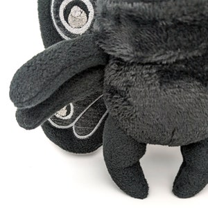 Mothman Plushie Cryptid Stuffie Black Moth Plush Glow in the - Etsy