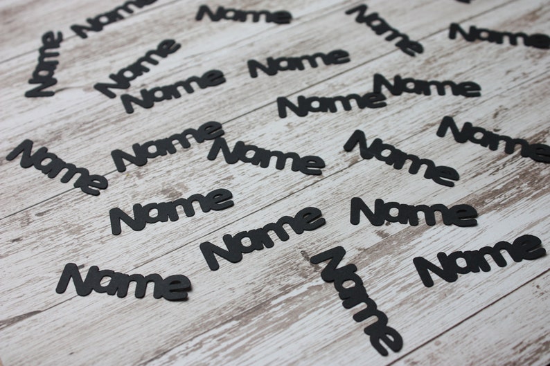 Custom Confetti Name Confetti Year Confetti Age Confetti - Etsy