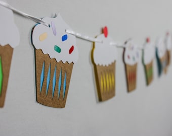 Cupcake Garland - Etsy