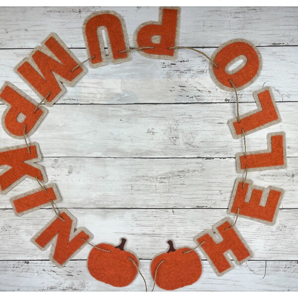 Pumpkin Banner - Etsy