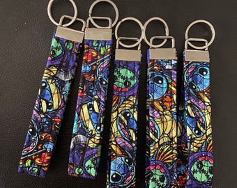 Lilo & Stitch Disney Key Fob FE Gift Wristlet FE Fish - Etsy