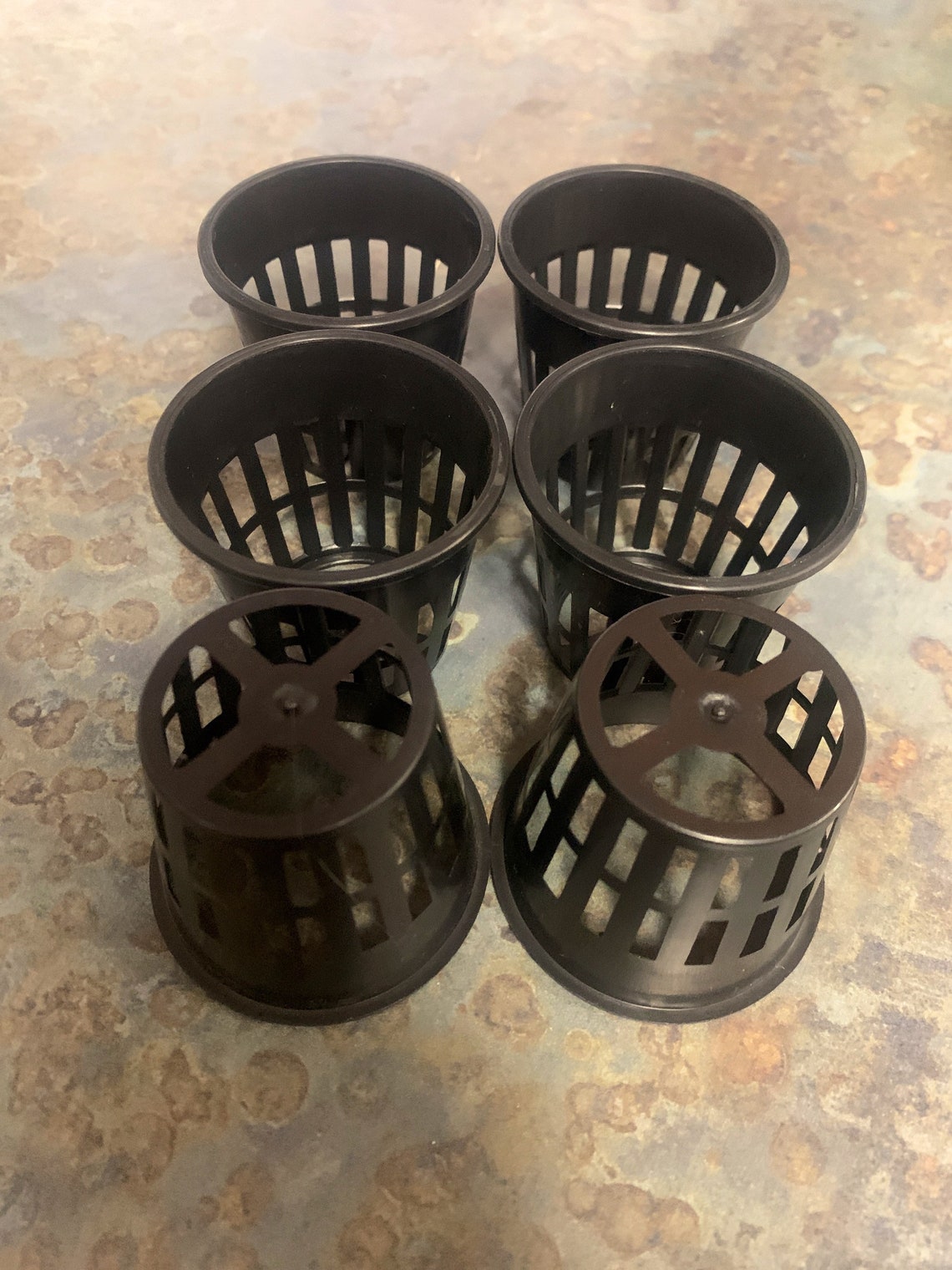 Hydroponic Starter Grow Kit 2 Net Cups Starter Cubes Nutrients Hydroton ...