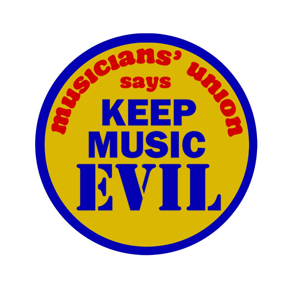 Keep Music Evil Vinyl Sticker - Etsy