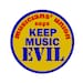 Keep Music Evil Vinyl Sticker - Etsy