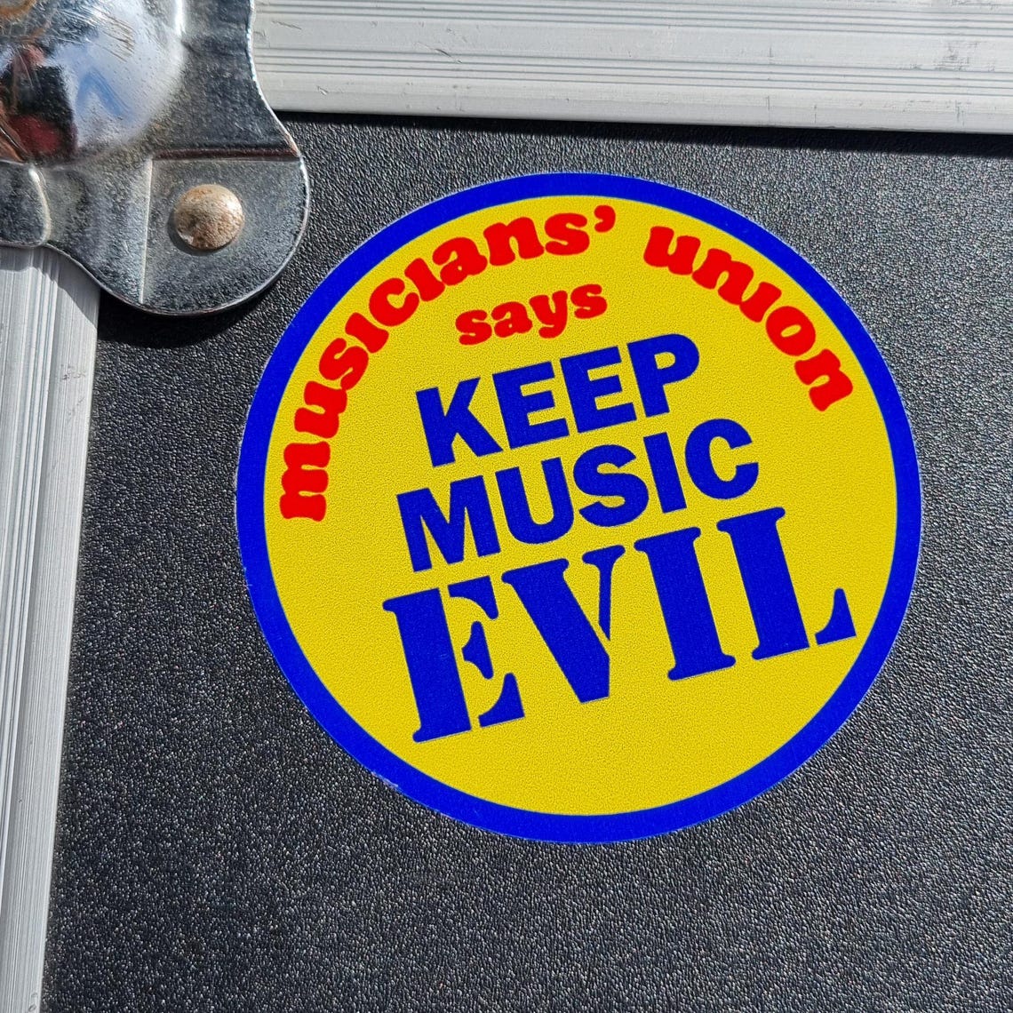 Keep Music Evil Vinyl Sticker - Etsy