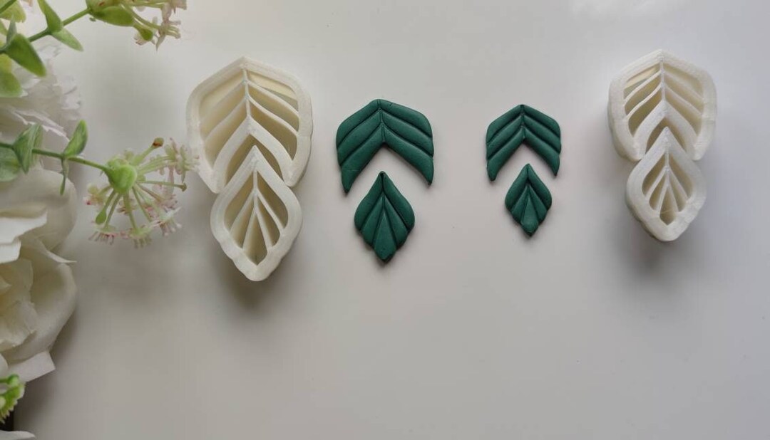 Polymer Clay Cutter Set Cookie Cutter Embosser FIMO Cutters Stamp ...