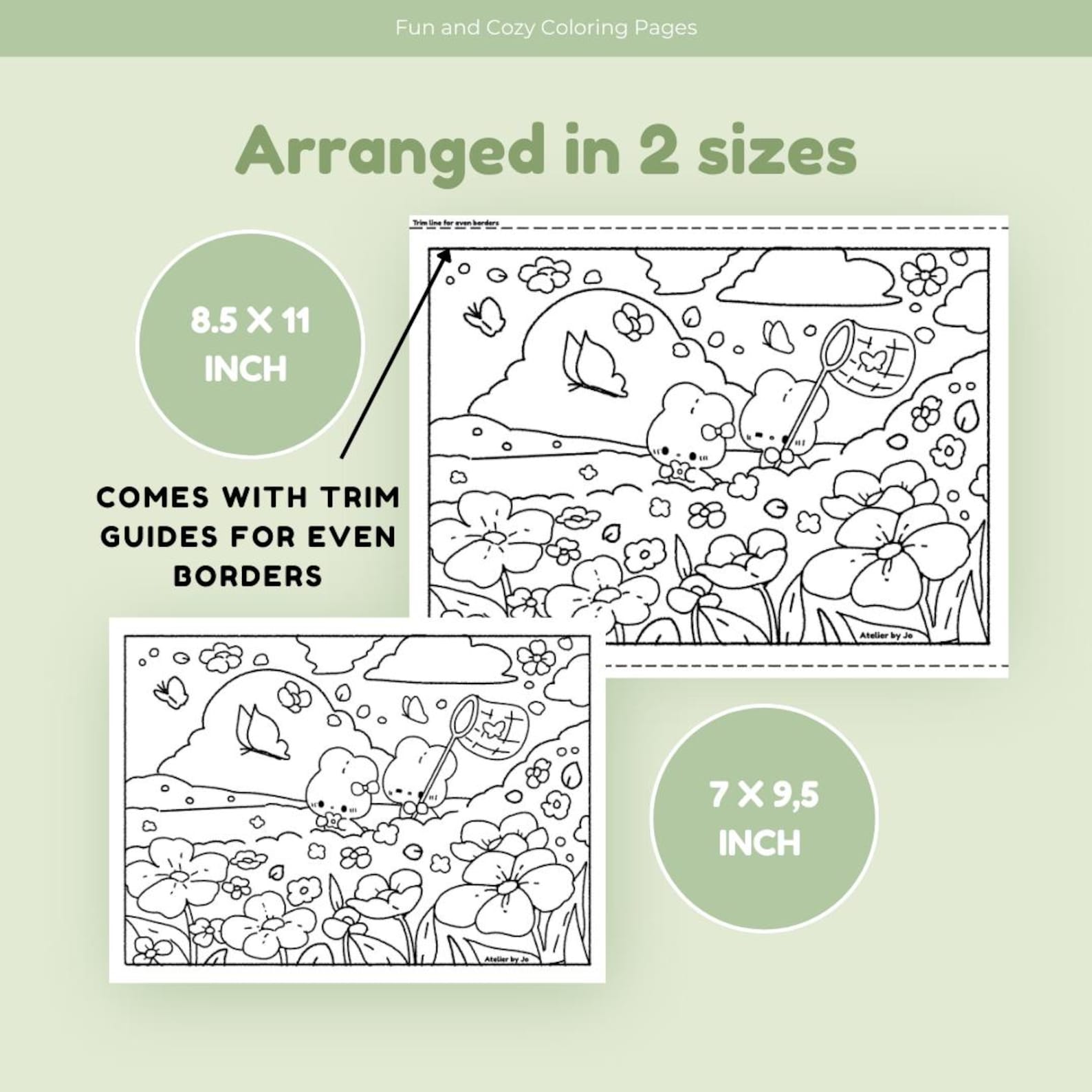 Digital Cozy Coloring Page Bundle 11 Original Illustrations for Adults ...