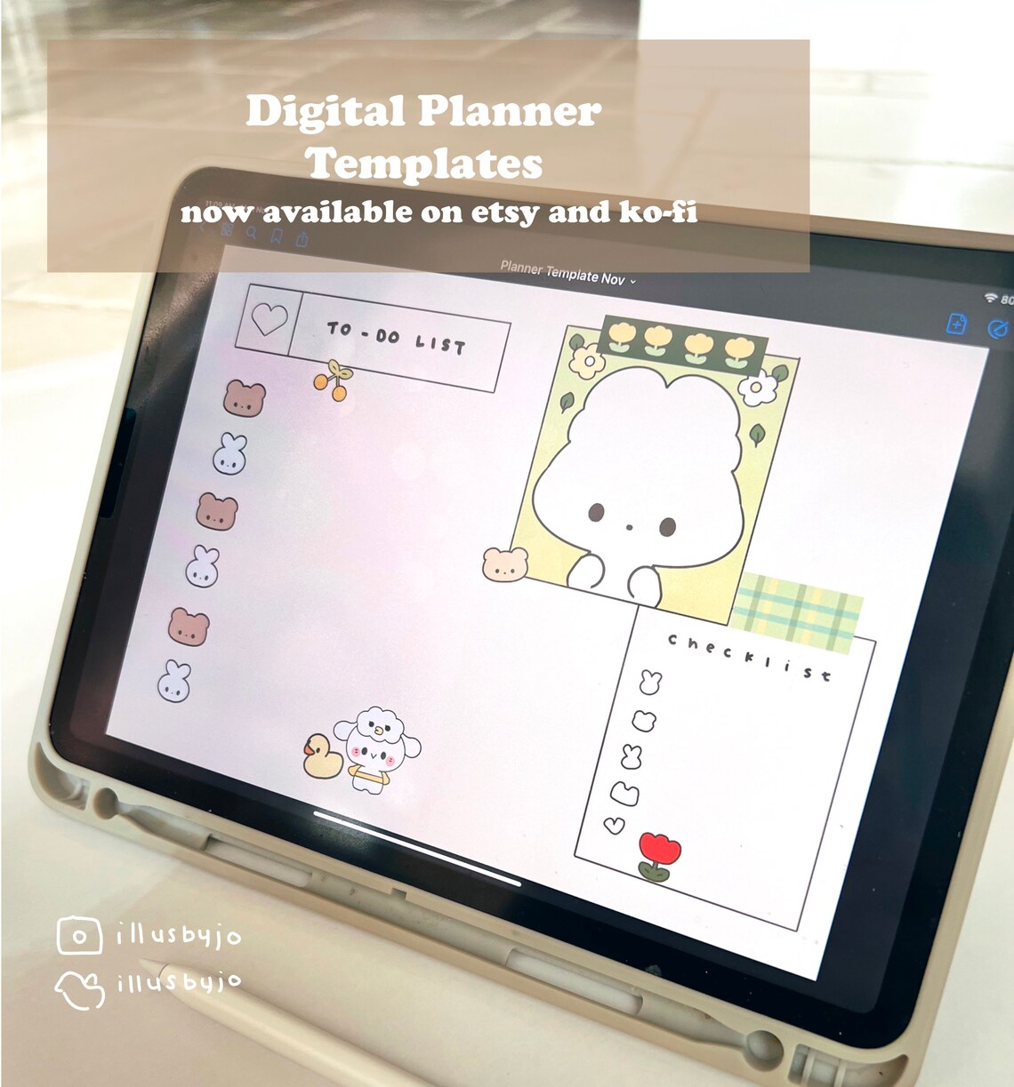Cute Aesthetic Digital Planner Templates ipad Planner - Etsy