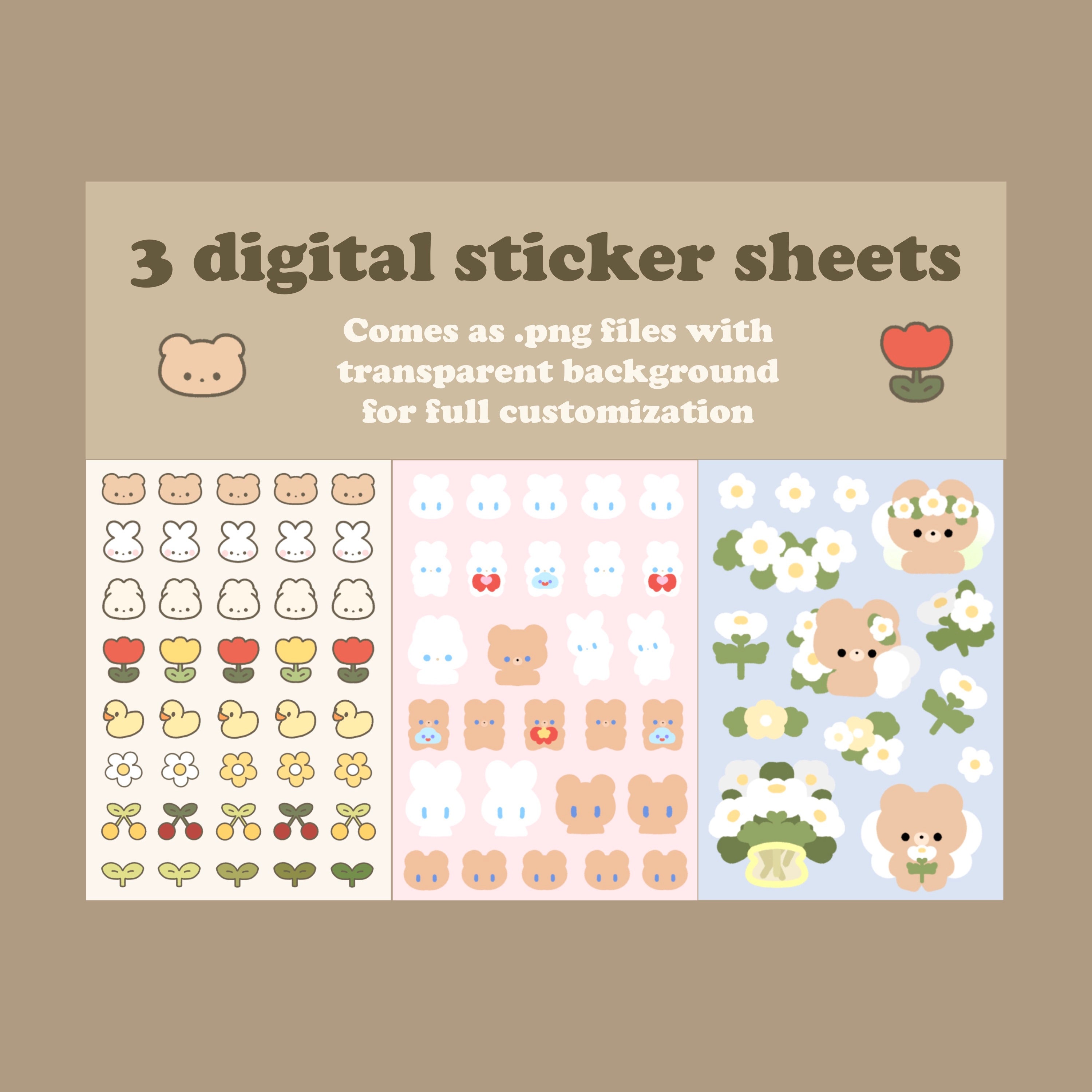 Cute Aesthetic Digital Planner Templates ipad Planner - Etsy