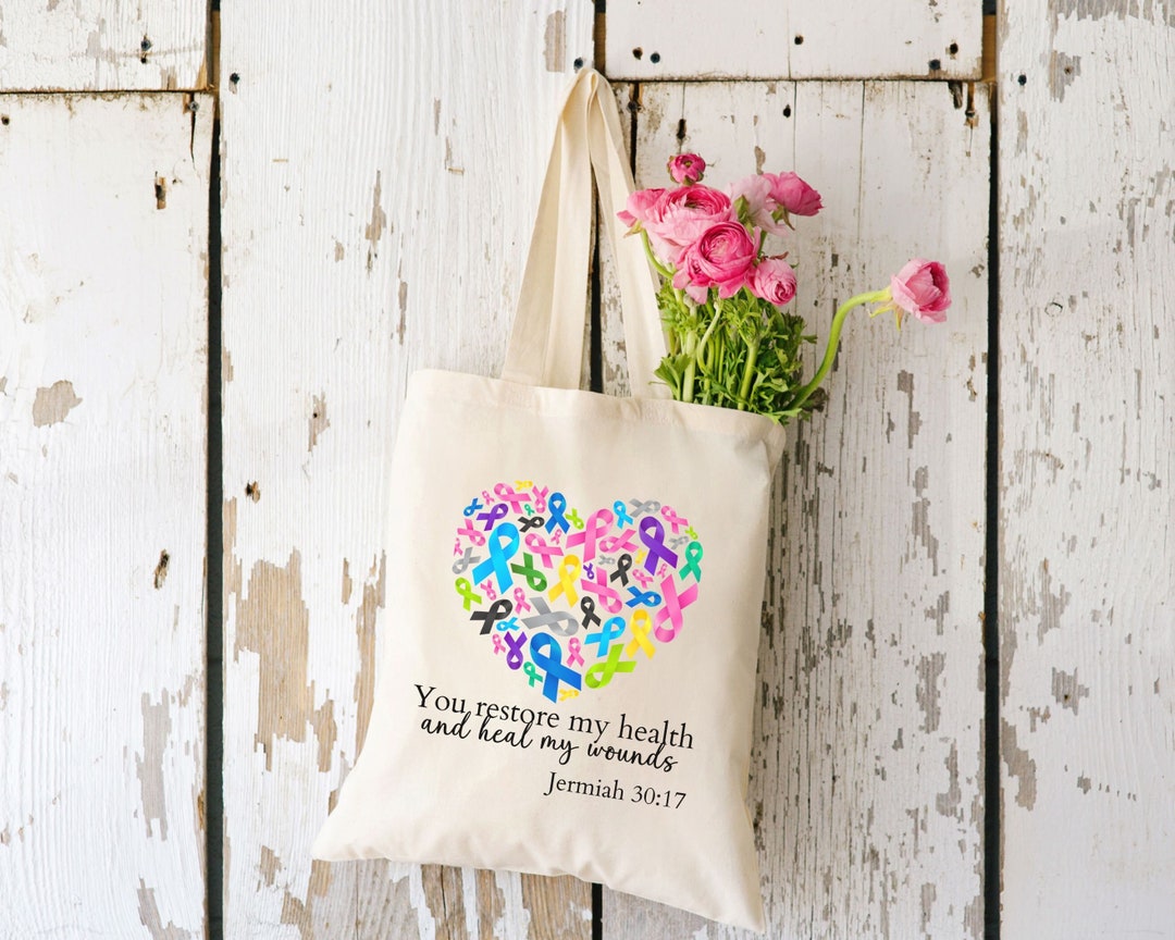 Cancer Survivor Gift, Cancer Awareness Ribbons, You Restore My Health ...